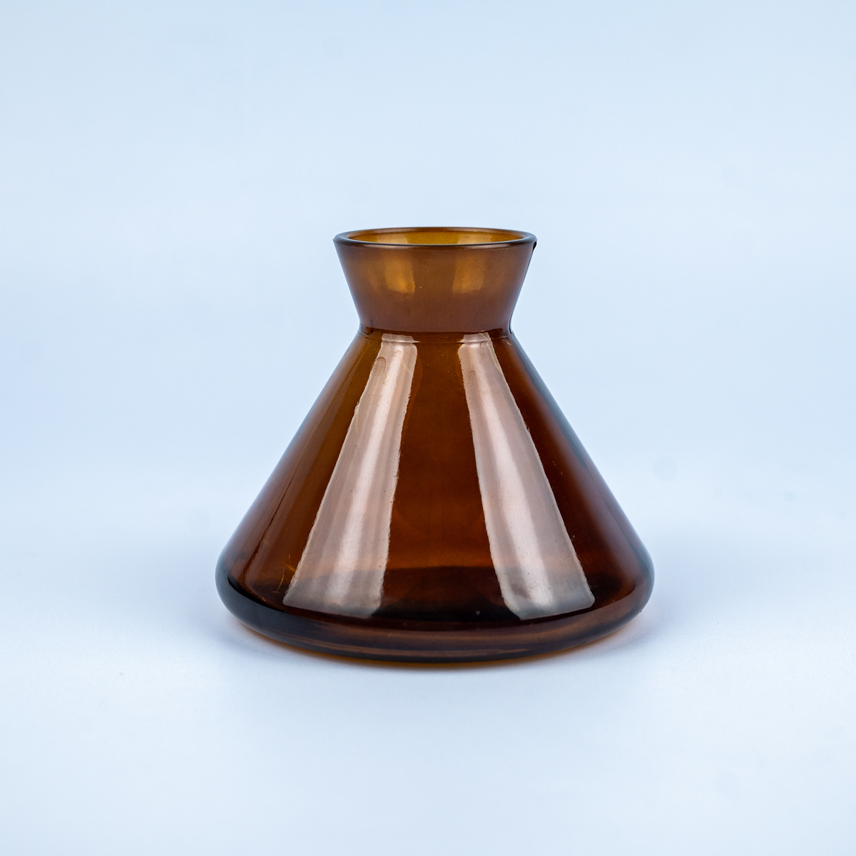 Triangular Diffuser Bottle - Amber - The Soap Kitchen