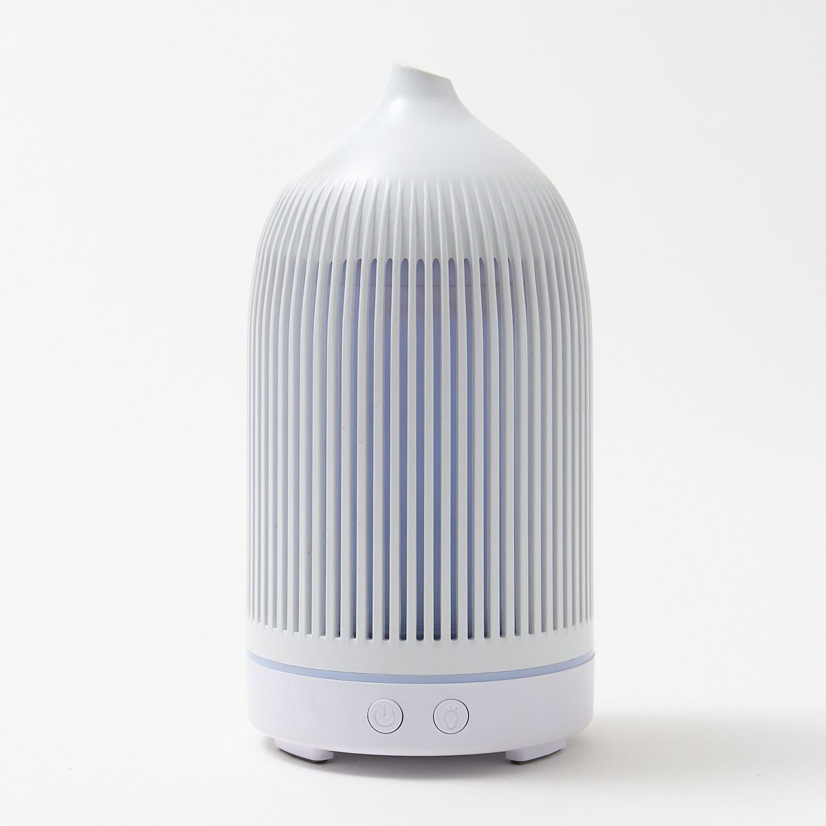 Electric Plastic White Ribbed Aroma Diffuser