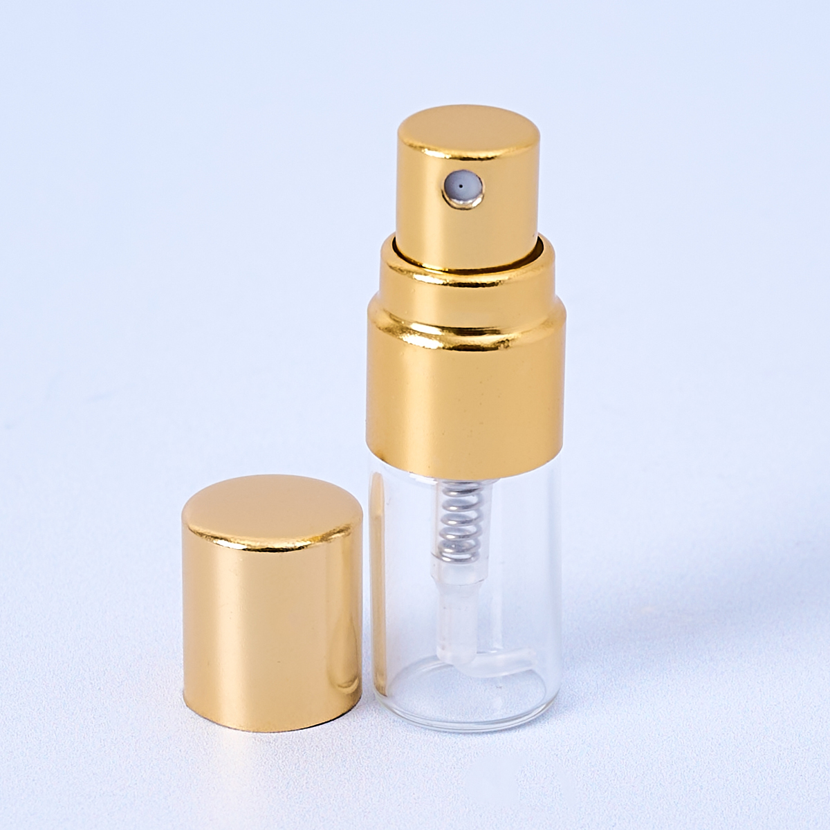 Box of 10 Gold 2ml Sample Perfume Bottles