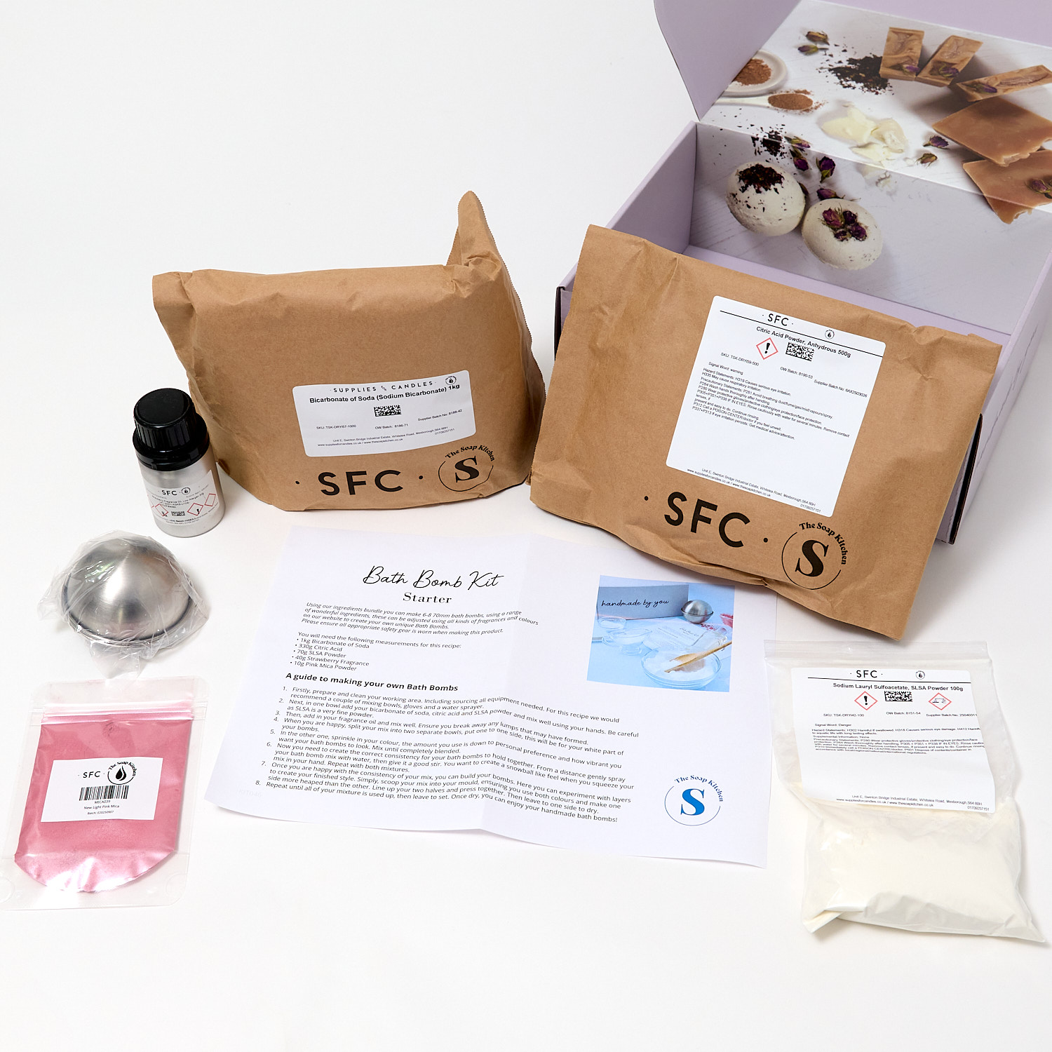 Bath Bomb Kit, Starter | The Soap Kitchen™